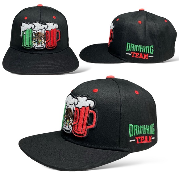 Accessories | Drinking Team Mexico Beer Adjustable Baseball Hat ...